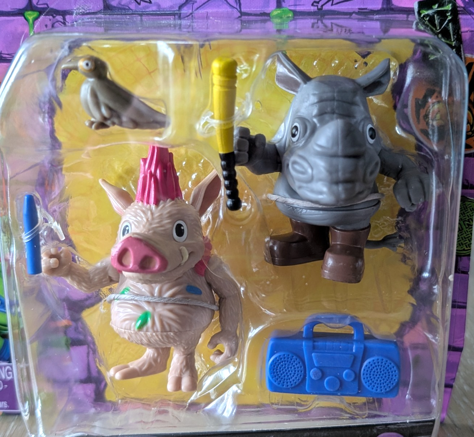 TMNT Teenage Mutant Ninja Turtles Mutant Mayhem Tots Bebop & Rocksteady ...