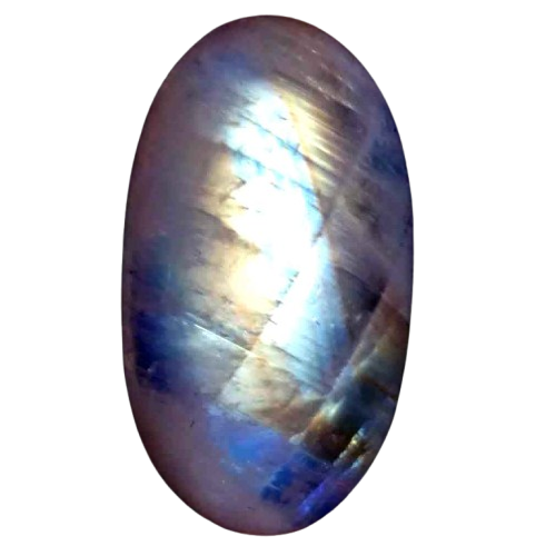 14.90Cts Natural Top Quality Blue Rainbow moonstone Oval Cabochon loose ...