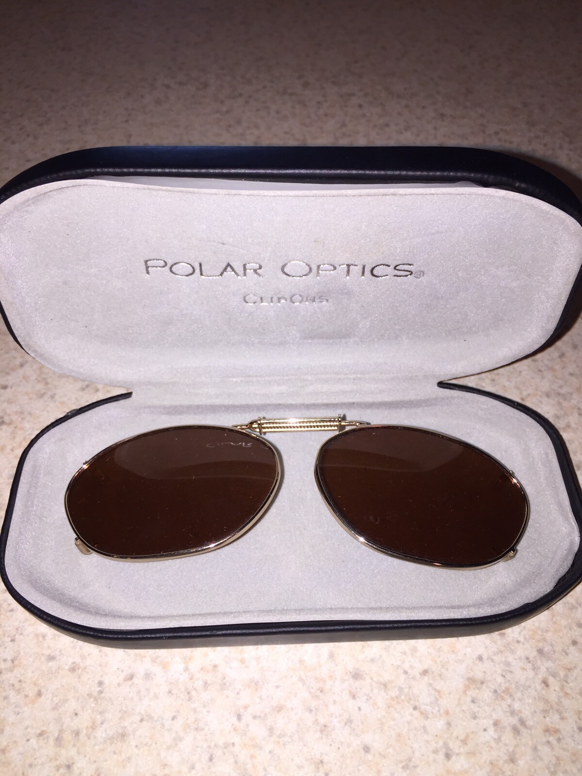 Polar Optics Clip Ons glasses lenses cover W/ Case | eBay