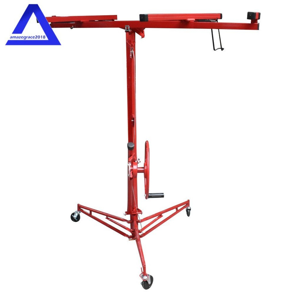 16FT Drywall Lift Plasterboard Panel Sheetrock Hoist Lifter Carrier ...