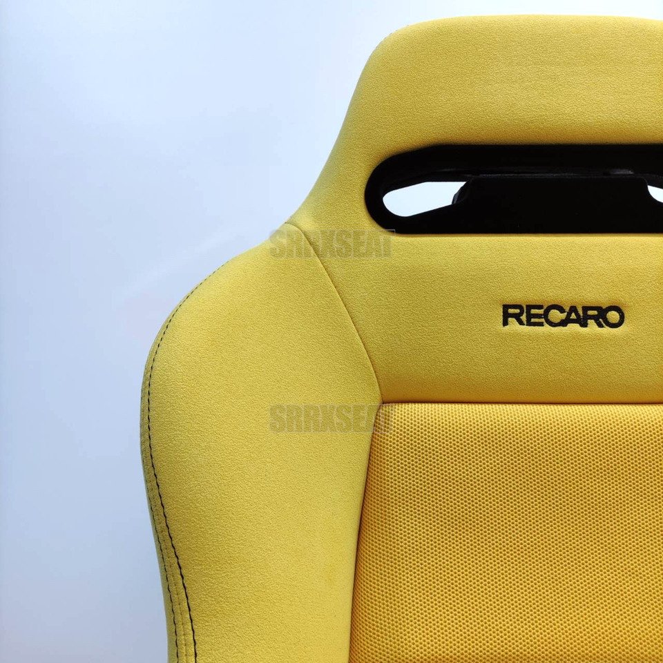【1 PAIR】AUTHENTIC RECARO SR3 INTEGRA DC2 YELLOW【US LOCATION NO CUSTOMS ...