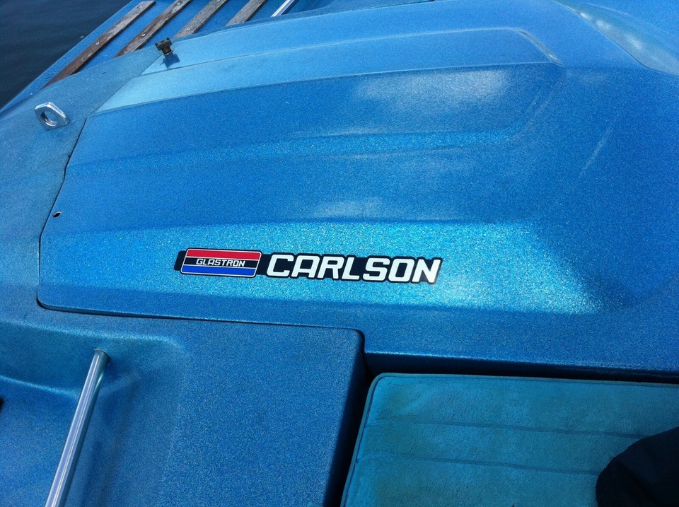 Glastron Carlson emblem decal CVX 20 18 16 CV23 models 1978 & up | eBay