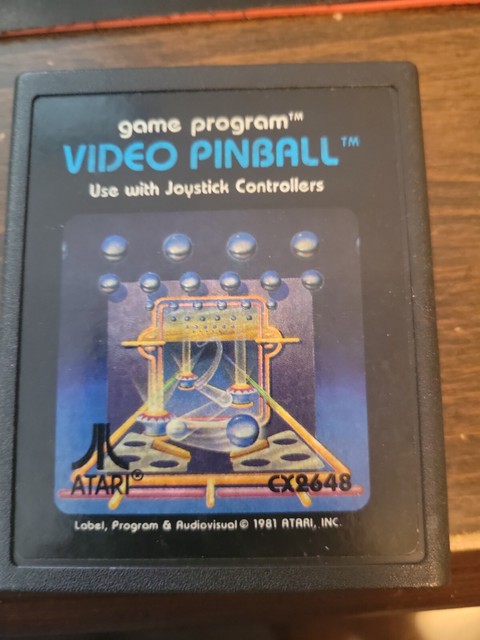 Video Pinball (Atari 2600, 1981) for sale online | eBay