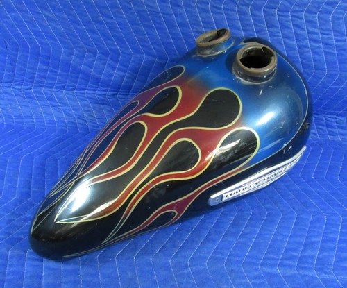 OEM 1966 1971 AXED ALIEN HARLEY SHOVELHEAD GAS TANK CHOPPER KNUCKLEHEAD ...