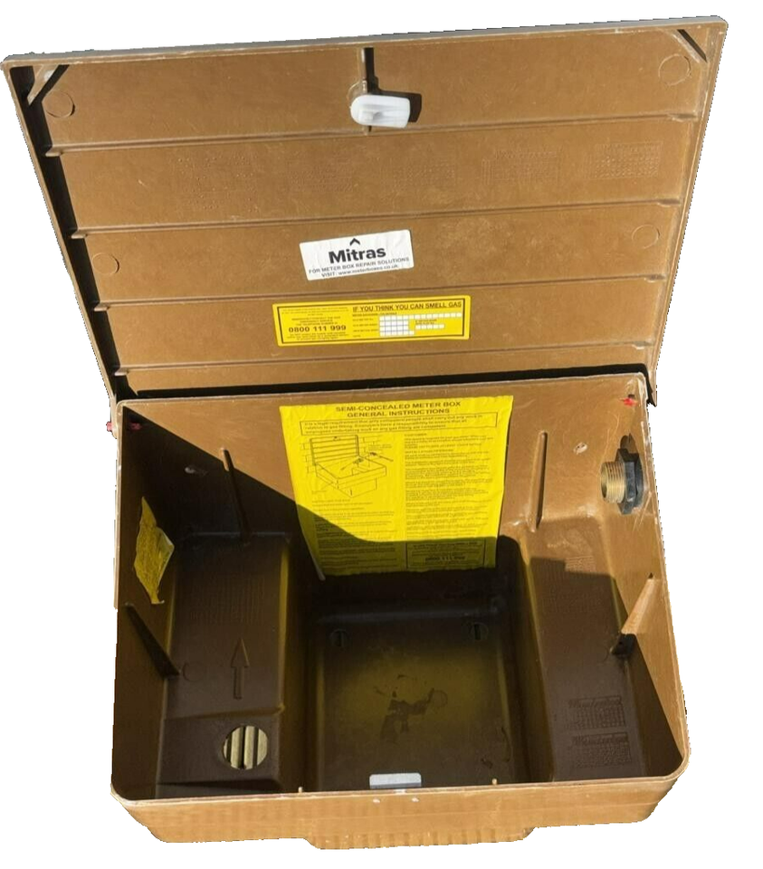 Mitras National Grid Semi-Buried Gas Meter Box G60032 Brown - Brand New ...