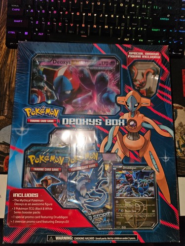 POKEMON DEOXYS BOX 2013 Box SEALED with BW PLASMA STORM Boundaries ...