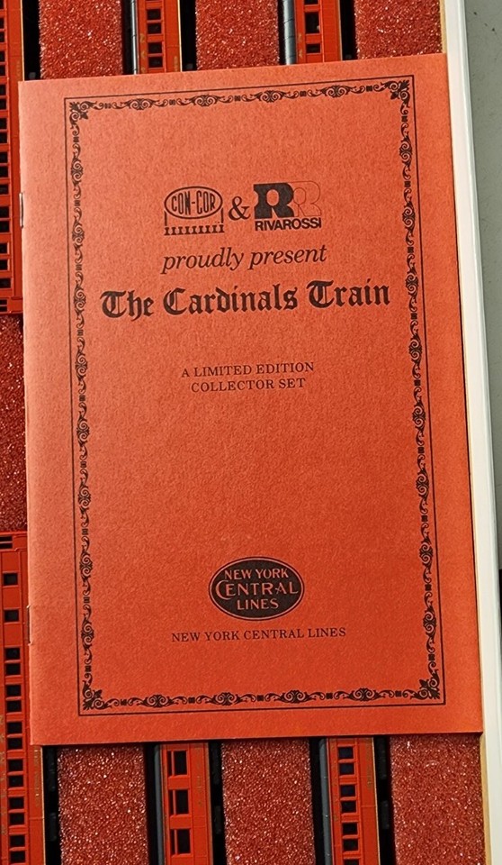Con-Cor N Scale The Cardinals Train Passenger Set New York Central ...