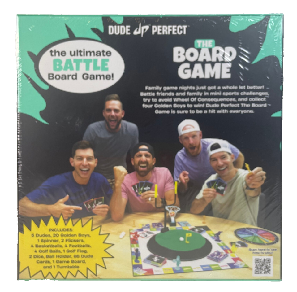 Dude Perfect Board Game Competition Sports Challenges New Factory ...