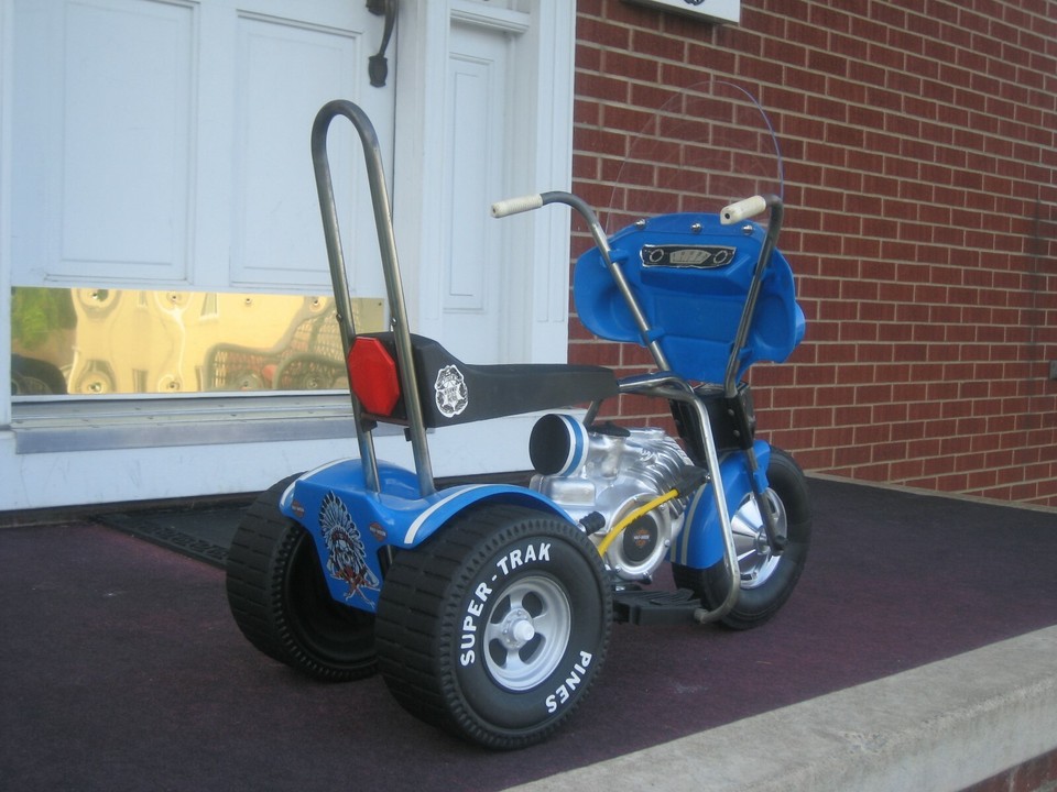 Vintage Pines Traffic Patrol Chopper Trike Motorcycle ! Harley Davidson ...