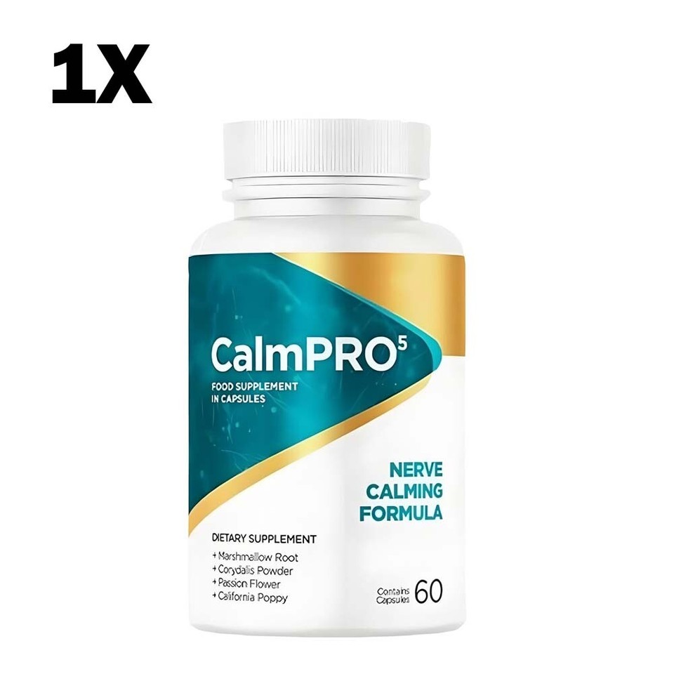 CalmPro 5 Nerve Calming Formula Supplement Calm Pro 5 Fast Ship 60 ...