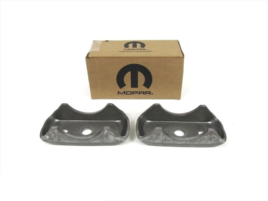 MOPAR PERFORMANCE 3" AXLE TUBE SPRING PERCH BRACKETS SET OF 2 OEM NEW ...