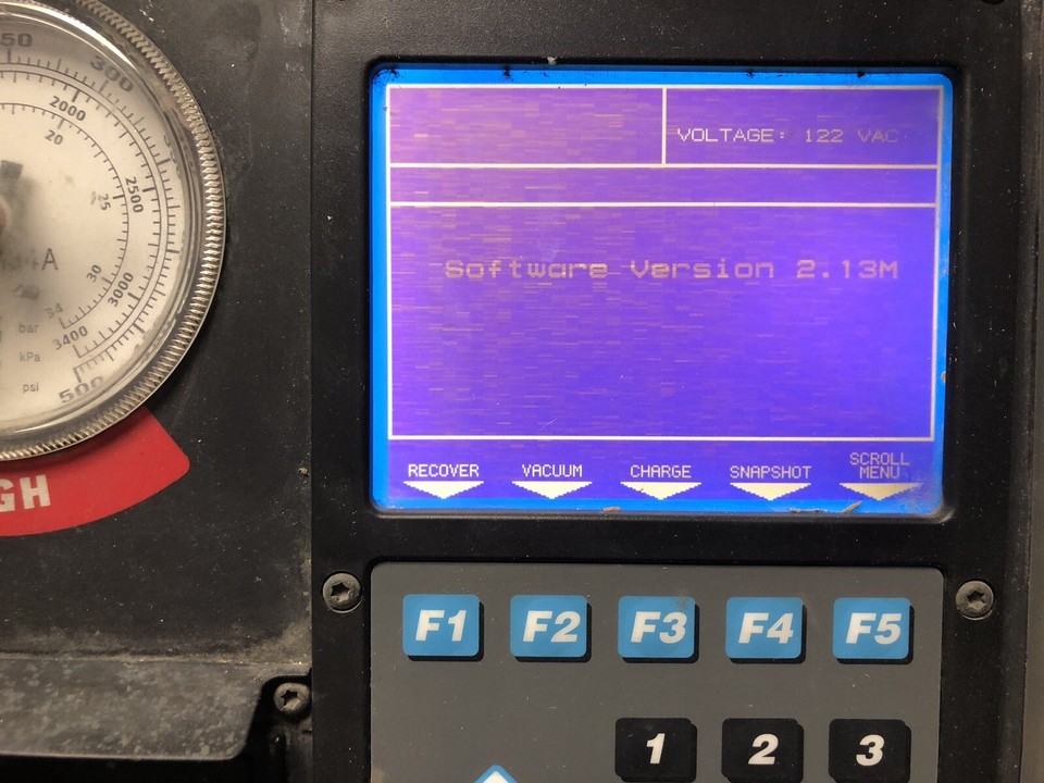 Robinair ACR2000 CoolTech RECOVERY AirConditioning AC Recycle Recharge ...