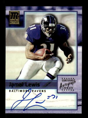 2001 Topps Reserve Autographs #TRJL Jamal Lewis Auto - EXACT SCAN | eBay
