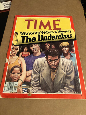 VINTAGE 1977 Time Magazine: The Underclass - Minority Within a Minority ...