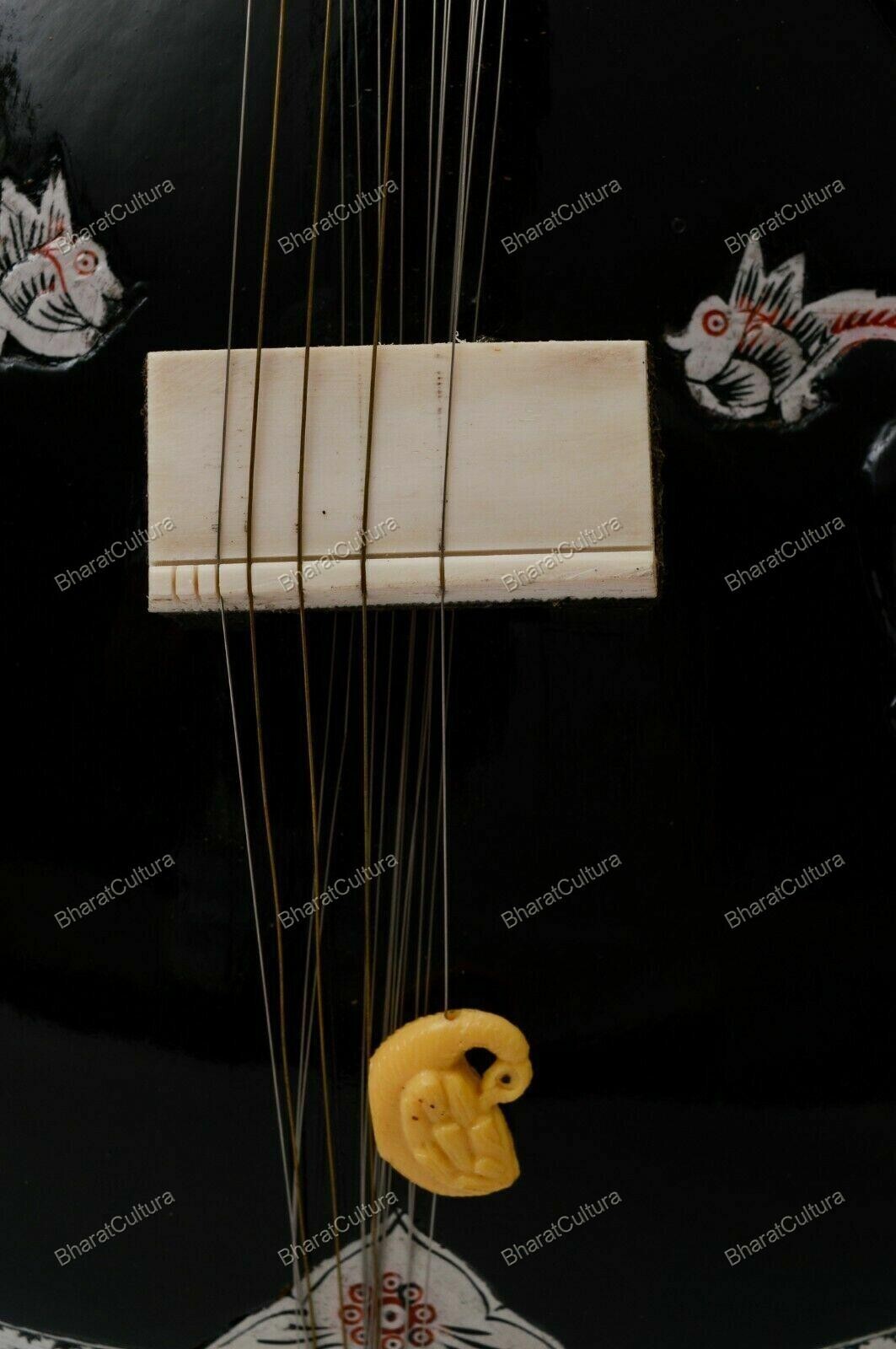 7 Main Strings and 11 or 9 Sympathetic Hand Made Sitar Best Design Bag ...