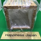 Japanese Style Table Lamp Stand Light Natural Bamboo Work Square ...