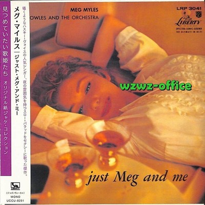 Meg Myles Jazz/Pop Vocal NEW CD "Just Meg And Me" Paper Sleeve Japan ...