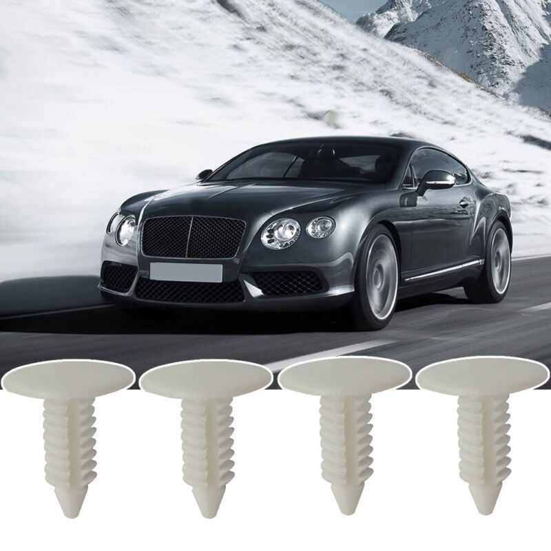 WHITE - 6-7mm Hole , Set OF 8: Bumper Plugs front License Plate Holes ...