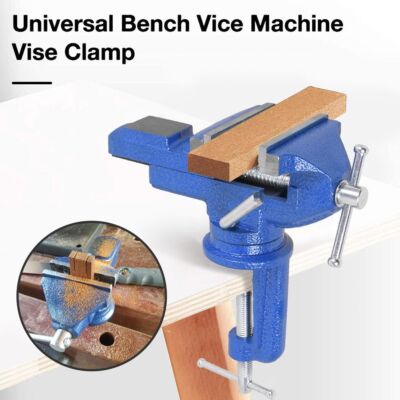 Mini 80mm Engineer Vice Vise Swivel Base Workshop Clamp Jaw Work Bench ...