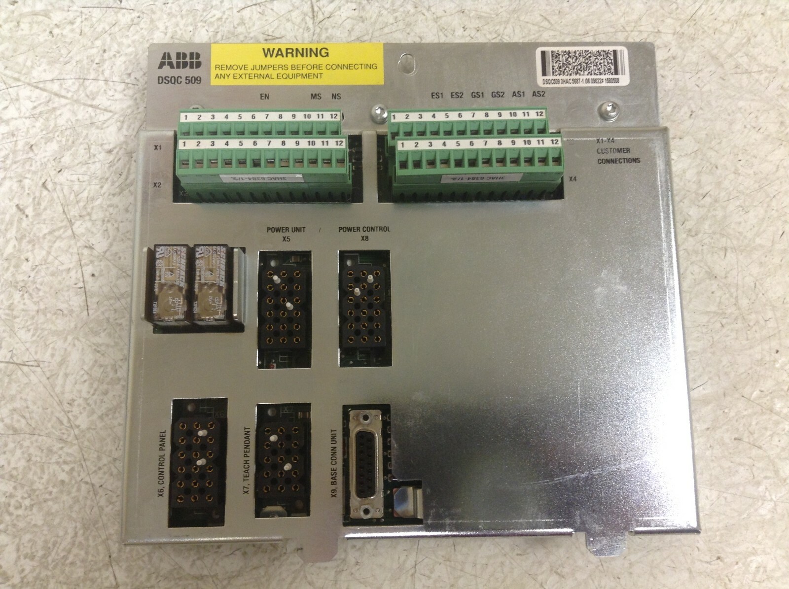 ABB 3HAC 5687-1 DSQC 509 Controller Panel Unit 3HAC5687-1 DSQC509 | eBay