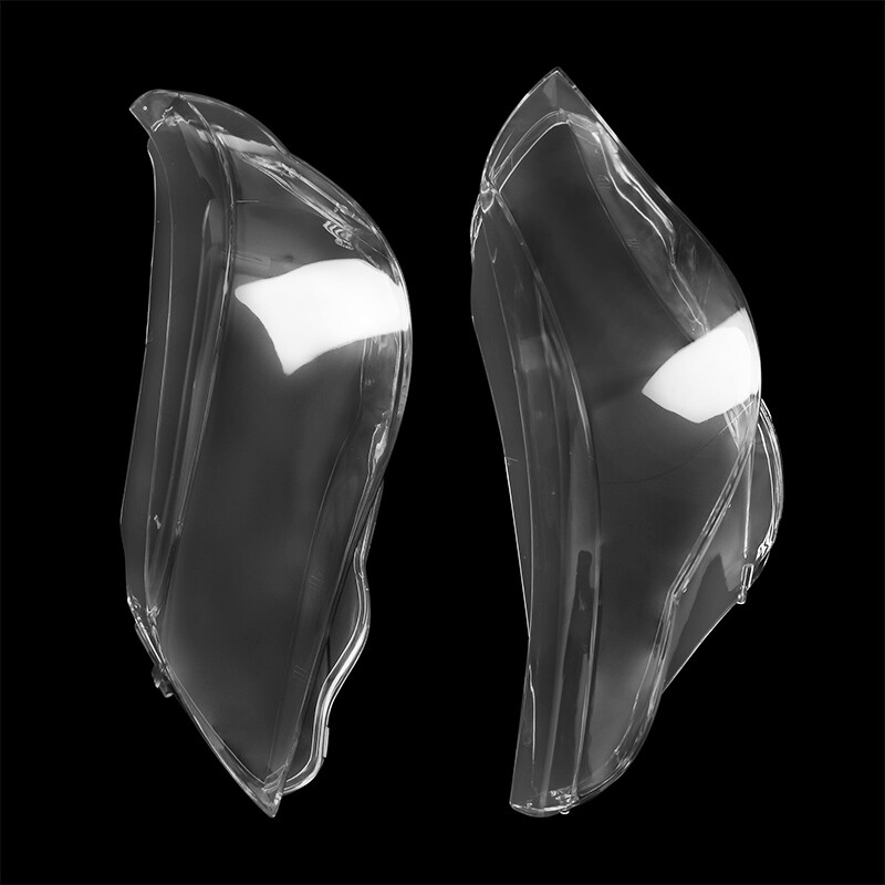 Pair Headlight Headlamp Lens Cover Clear For BMW E60 E61 5Series 525i ...