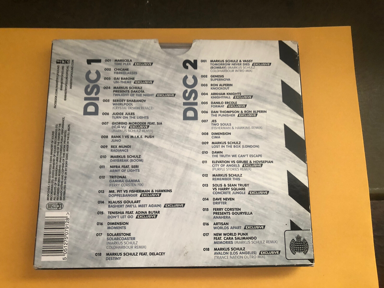 Trance Nation Mixed By Markus Schulz Double CD 2015 Ministry Of Sound ...