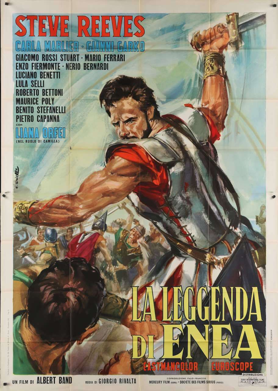 AVENGER LA LEGGENDA DI ENEA Italian 4F movie poster B 55x79 STEVE ...