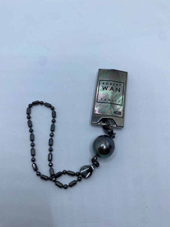 Robert Wan Tahitian Pearl USB Flash Drive Black MOP 4GB Rare Unique ...