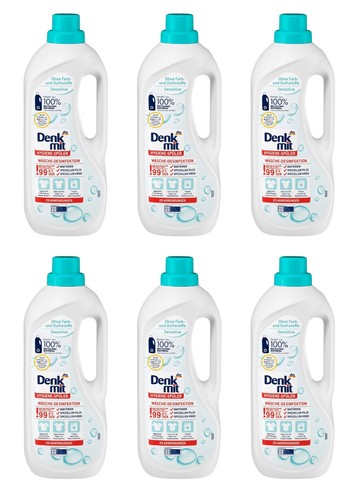 6 x 1,5l | Denkmit Hygiene-Spüler Wäschedesinfektion ohne Farb ...