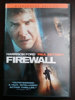 Firewall (DVD, 2006, Widescreen) Harrison Ford, Paul Bettany, USED Fast ...