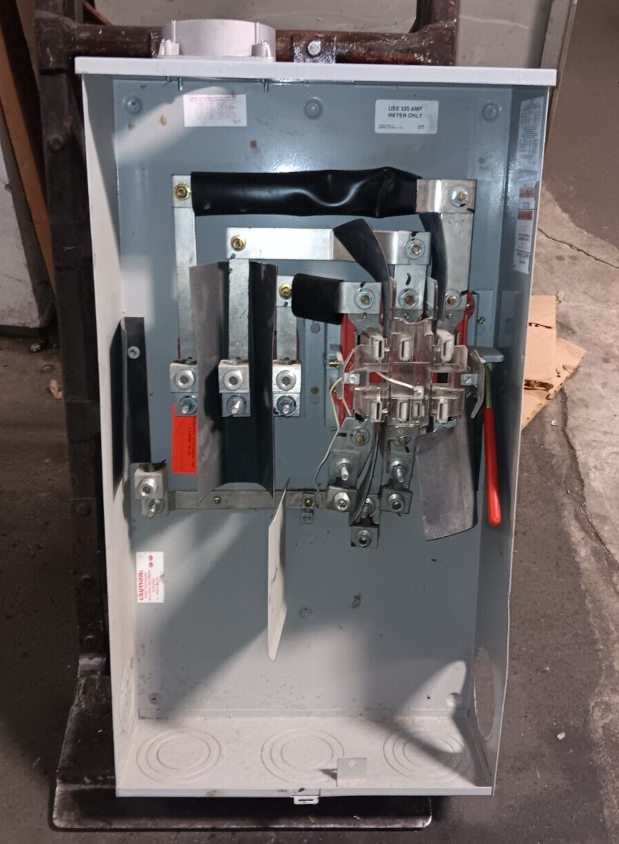 MILBANK U400 400/320 AMP METER SOCKET RINGLESS 7-JAW W/ LEVER BYPASS 600V 3Ø 4W | eBay