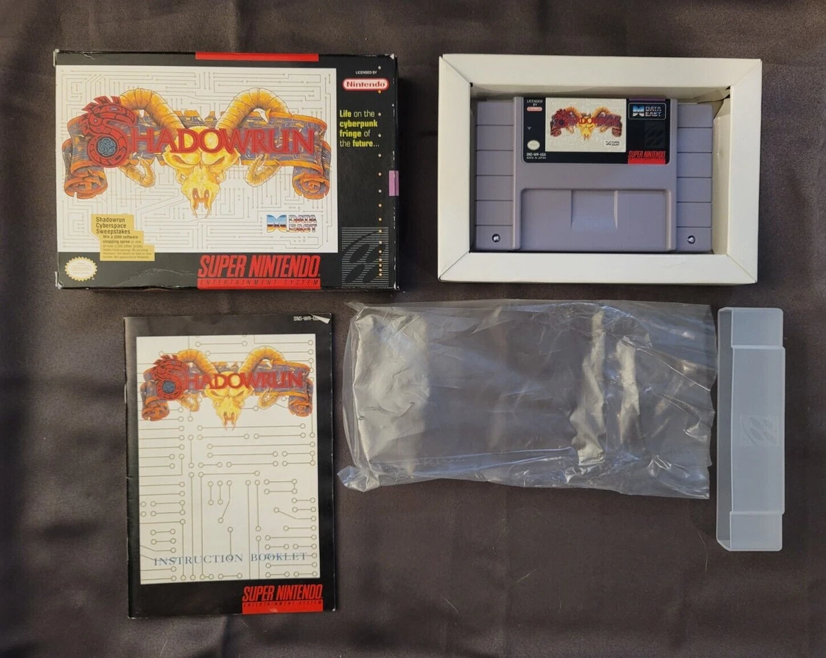 Shadowrun Snes Box