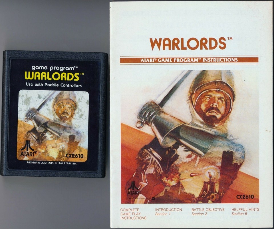 Atari 2600 Warlords Game Cartridge Complete in Box CIB | eBay