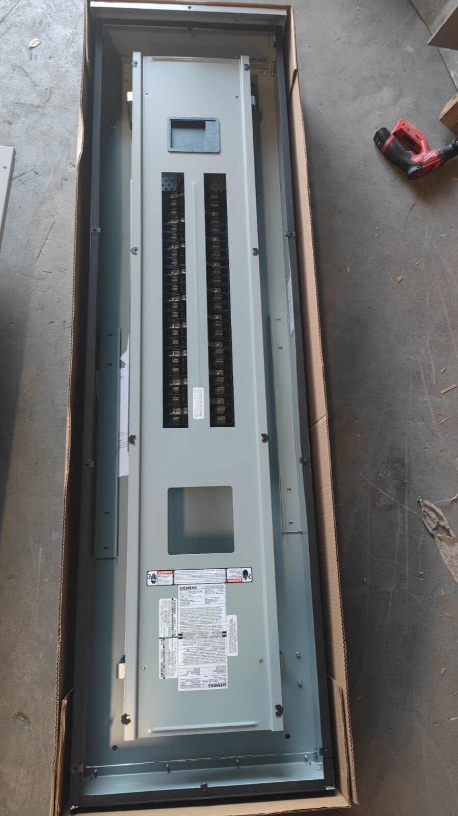 SIEMENS 400 AMP PANELBOARD 480 277 V MLO 3PH 4W 54 Cir NEMA 3R Enclosure | eBay