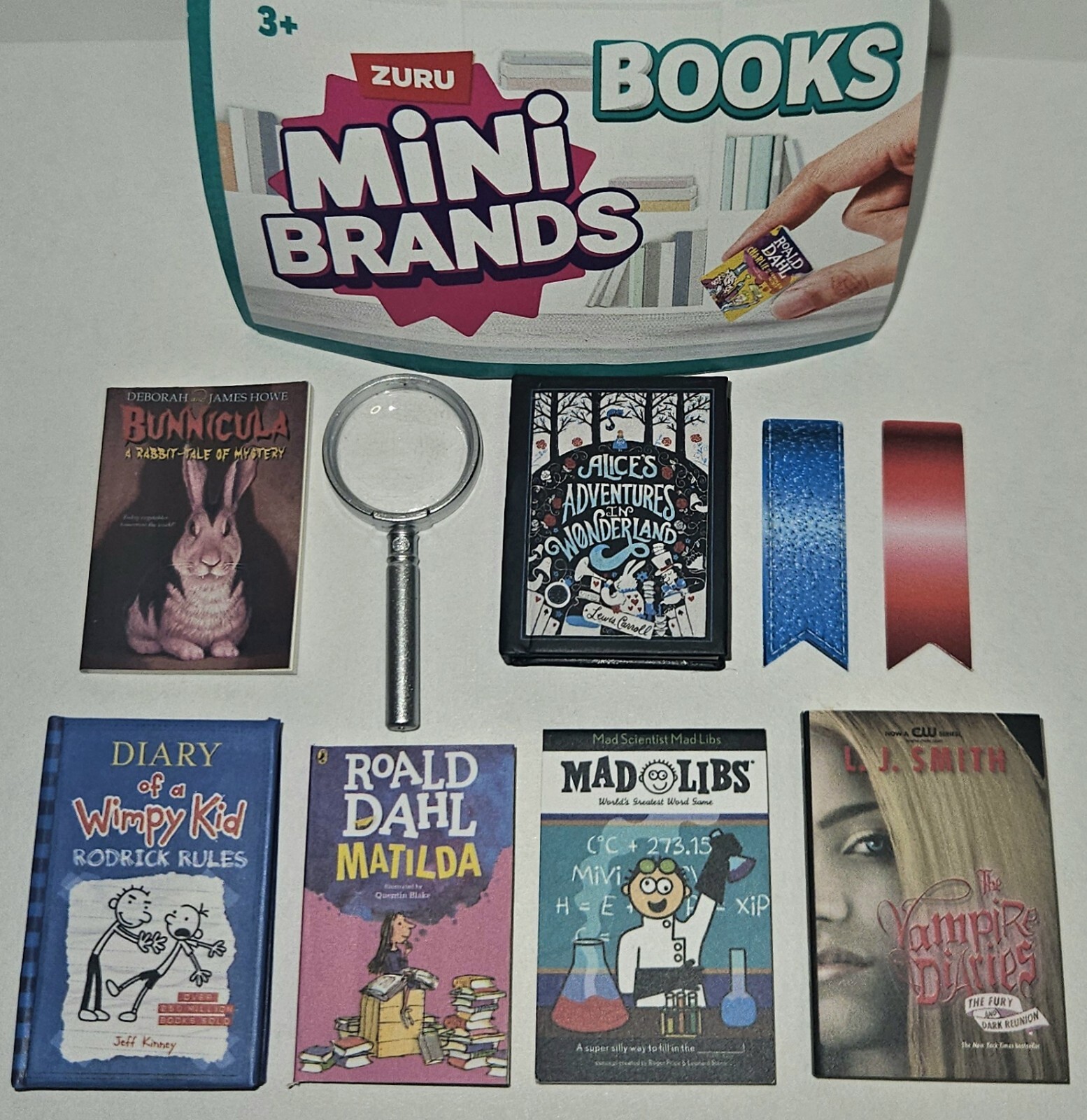 Zuru Mini Brands Books LOT OF 9 (w/ ULTRA RARE) ~ Books, Bookmarks ...
