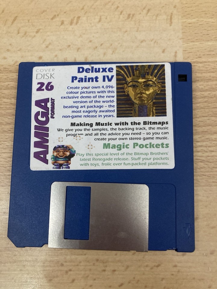 Amiga Disks 1990’s Job Lot - Games,demos Etc, Simpsons,Workbench,Santa ...