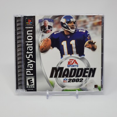 Madden NFL 2002 (PlayStation 1 PS1) CIB COMPLETE & TESTED 14633143348| eBay