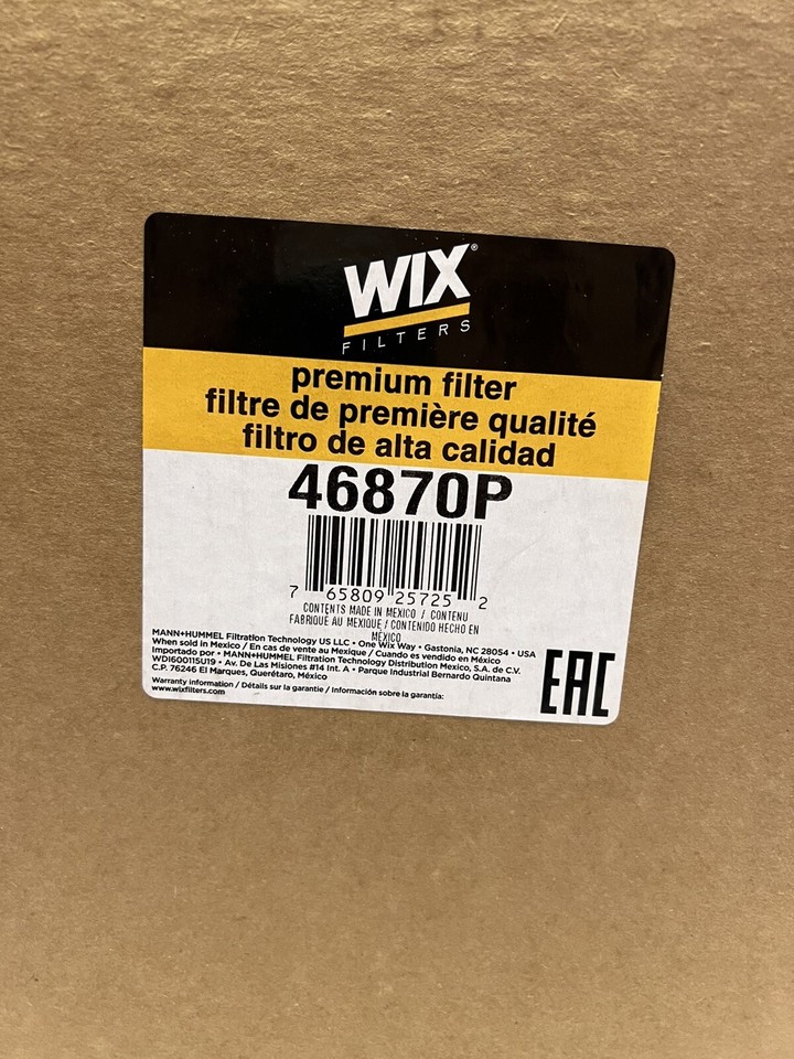 Wix 46870P Air Filter | eBay