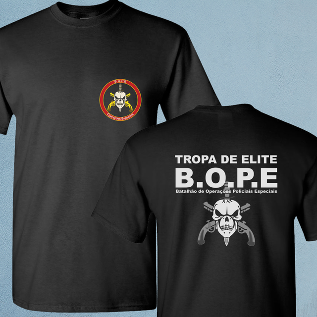 NEW BOPE Brazil Special Elite Forces Military Black Tropa De Elite ...
