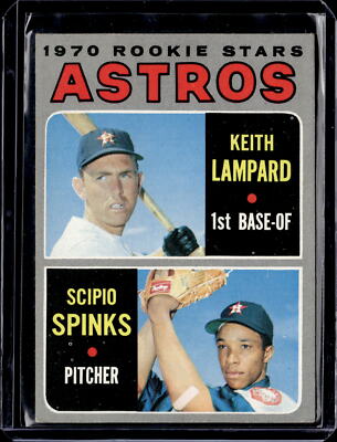 Astros Rookie Stars Keith Lampard / Scipio Spinks 1970 Topps #492 ...