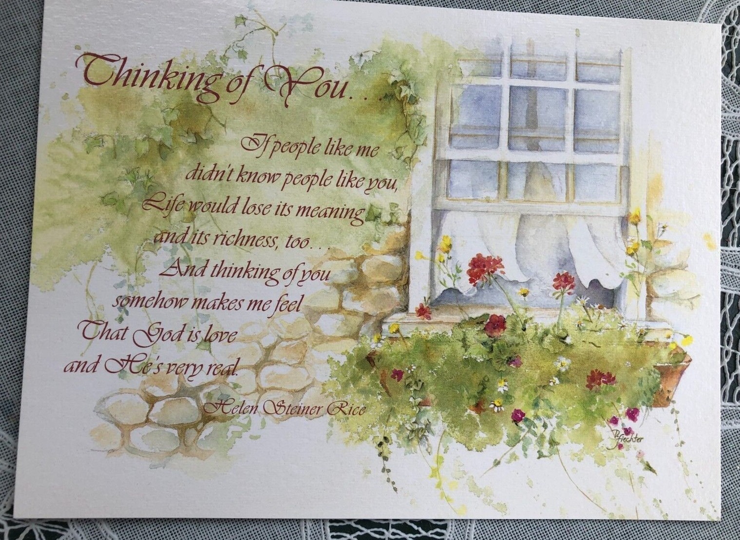 ASSORTED GREETING CARDS - HELEN STEINER RICE VERSES - ENCOURAGEMENT-YOU ...