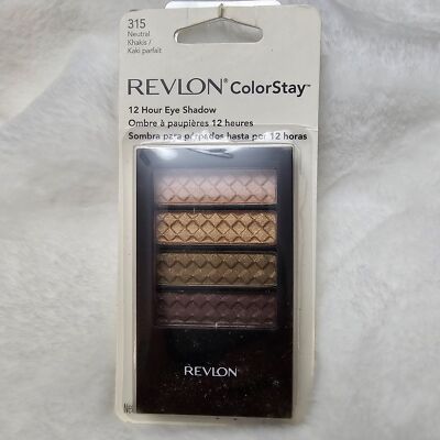 NOS Revlon ColorStay 12 Hour Eye Shadow 315 Neutral Khakis Discontinued ...