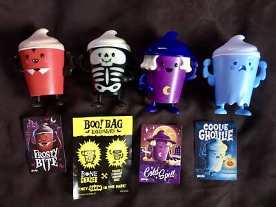 Wendy’s Halloween Frosty Frights Kids Meal Toys w/ Bone Chiller Boo Bag ...