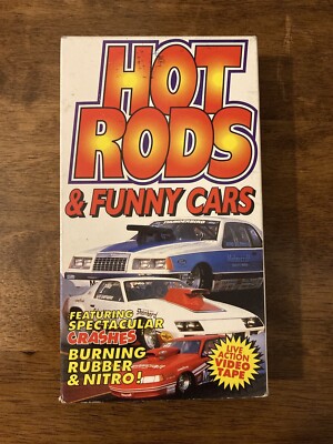 Hot Rods & Funny Cars (VHS, 1996) Featuring Spectacular Crashes | eBay