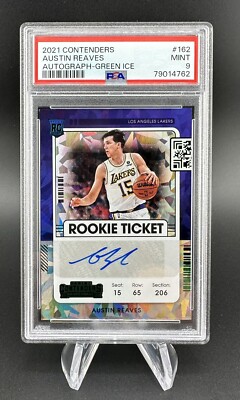 2021 Contenders Austin Reaves Autograph-Green Ice #162 PSA 9 Mint | eBay