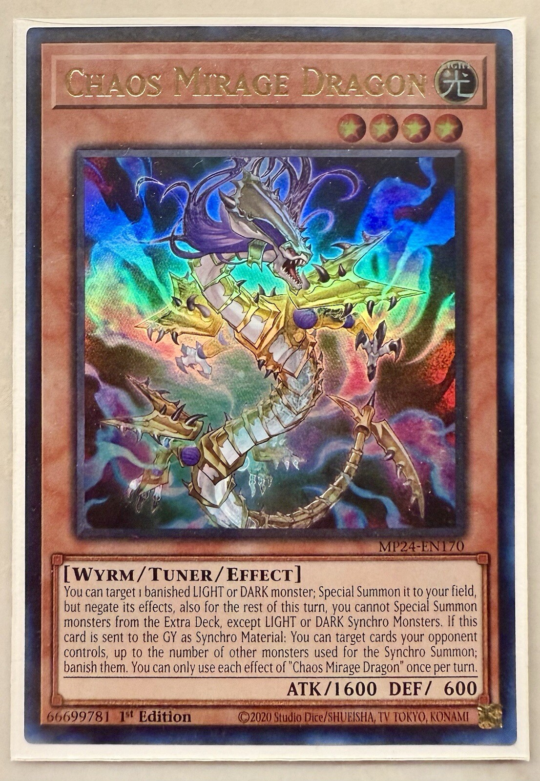 Chaos Mirage Dragon MP24-EN170 25th Anniversary Tin: Dueling Mirrors ...