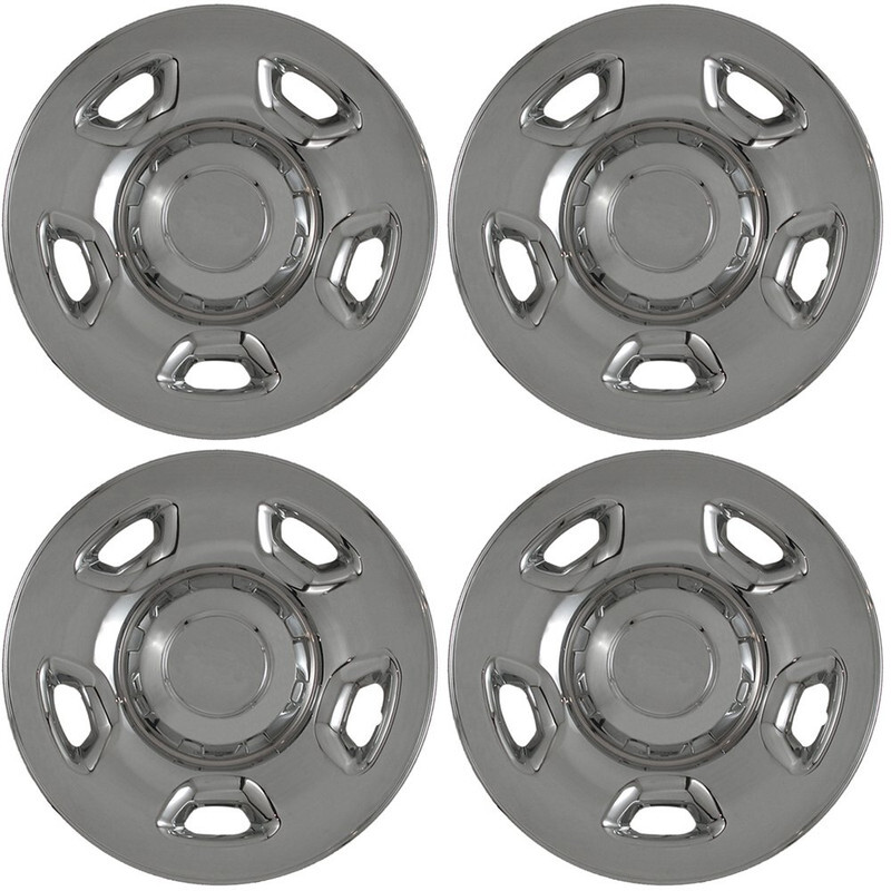 2004-2014 Ford F-150 Set of 4 Chrome ABS 17 inch Impostor Wheel Skins ...