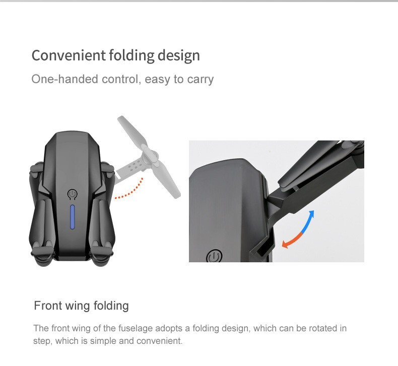 4K Dual Camera RC FPV WIFI Drone E88 Portable Wide Angle Fol | eBay