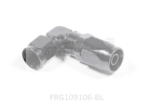 Fragola #6 x 90 Low Profile Forged Hose End Black 109106-BL ...