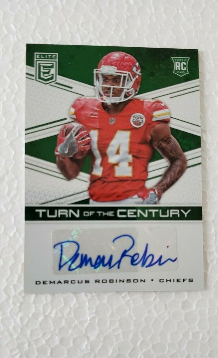 2016 Donruss Elite - Turn of the Century Autographs Demarcus Robinson # ...